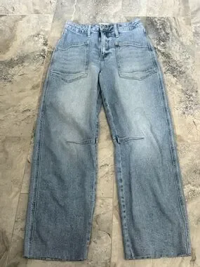 Vervet | Jeans | Vervet Light Wash Barrel Jeans For Women | Poshmark